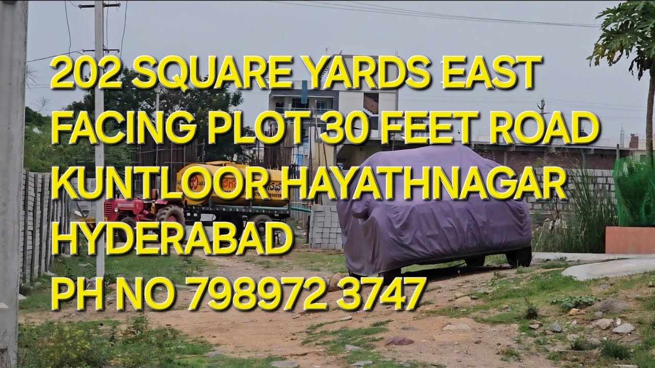 v.no.589.open plots for sale Hyderabad Kuntloor Hayathnagar - YouTube