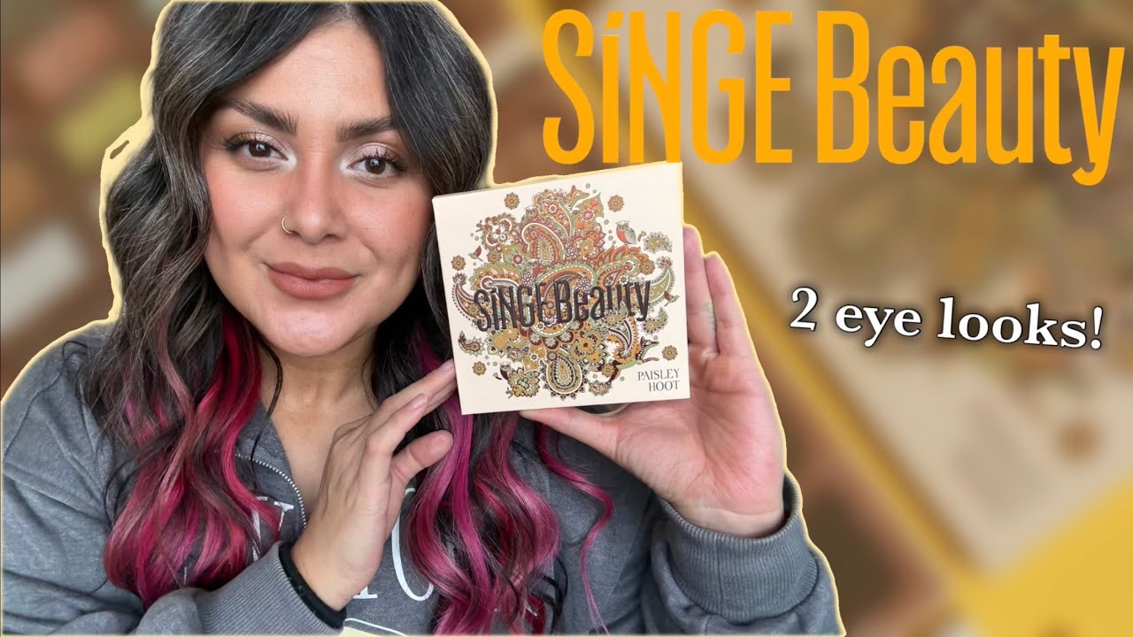 NEW Singe Beauty Paisley Hoot palette | 2 eye looks | the BEST spicy ...