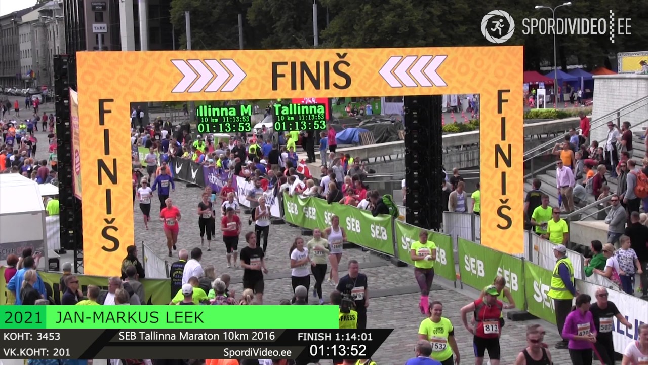 JAN MARKUS LEEK 2021 l SEB Tallinna Maraton 10km 2016 - YouTube