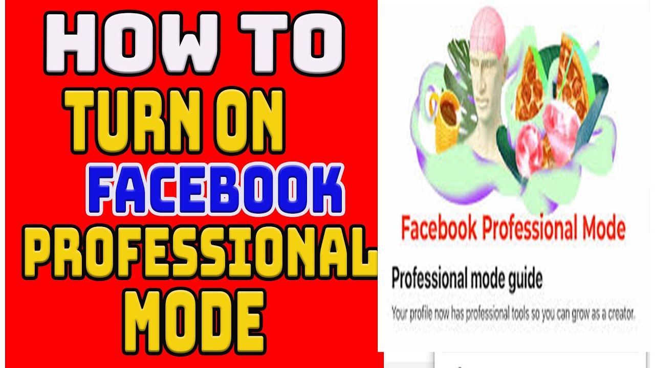 HOW TO TURN ON FACEBOOK PROFESSIONAL MODE - YouTube