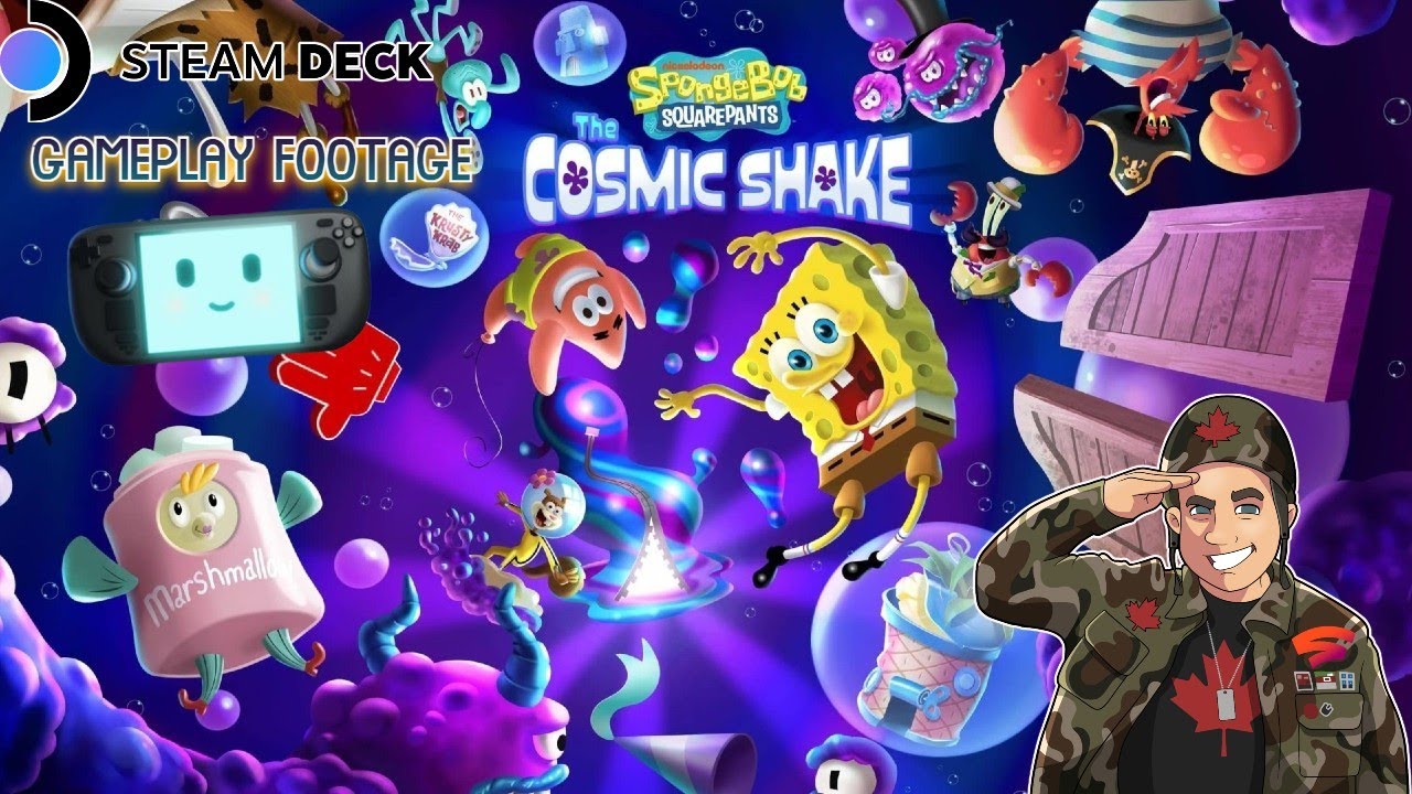 Steam Deck gameplay of SpongeBob SquarePants The Cosmic Shake | Steam ...