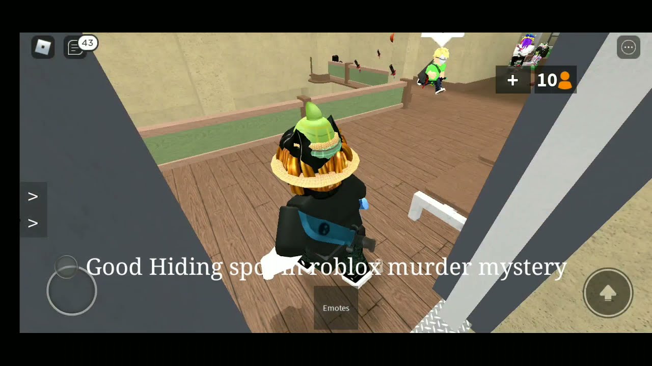 Roblox Murder Mystery 2 Hotel HIDING spot! - YouTube