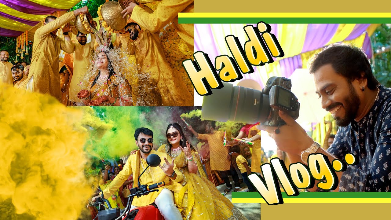 Telugu Haldi Photography Vlog || Telugu Tutorials || Prasad Pictorials ...