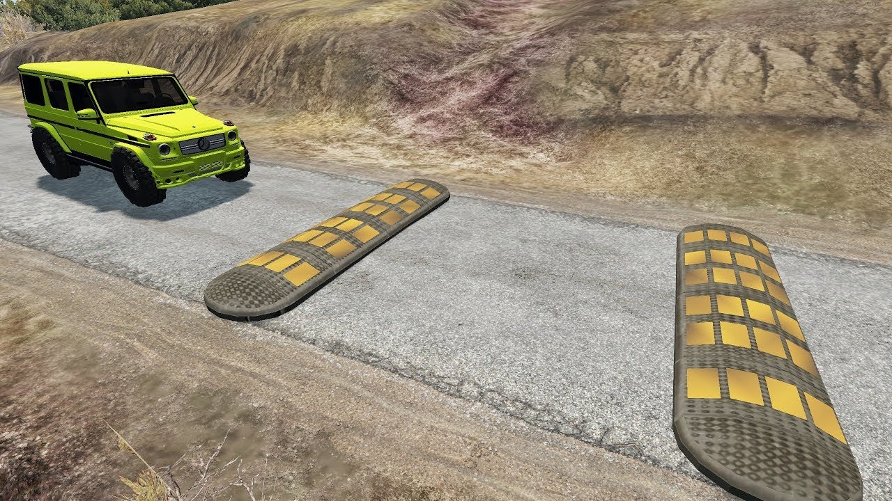 Cars Vs Massive Speed Bumps #203 - YouTube