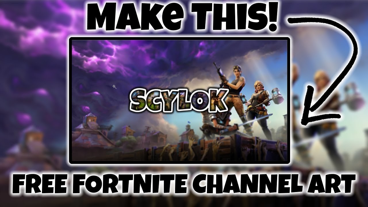 HOW TO MAKE A FORTNITE CHANNEL ART FOR FREE (Paint.net Tutorial) (2018 ...