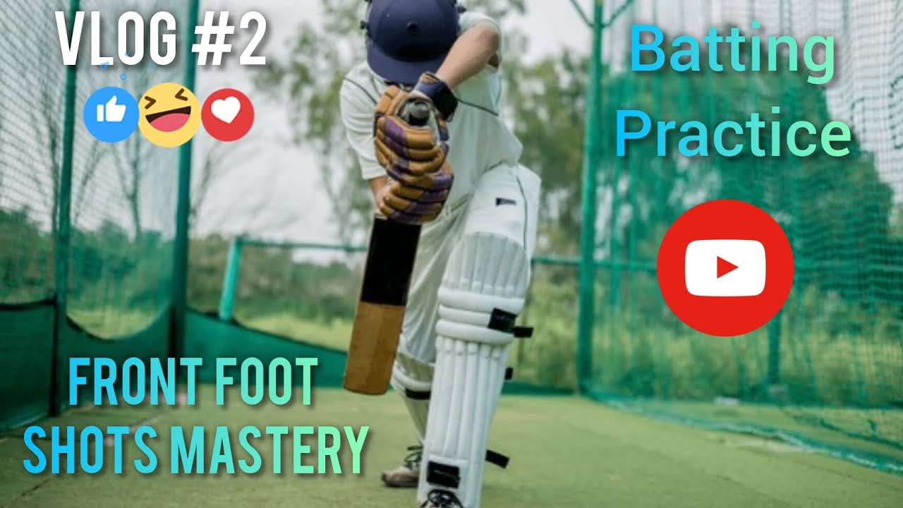Solo training to improve front foot shots 🍿| Batting practice vlog 🌟 ...