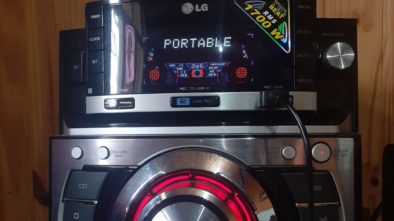 LG cm9520 no grave macio - YouTube