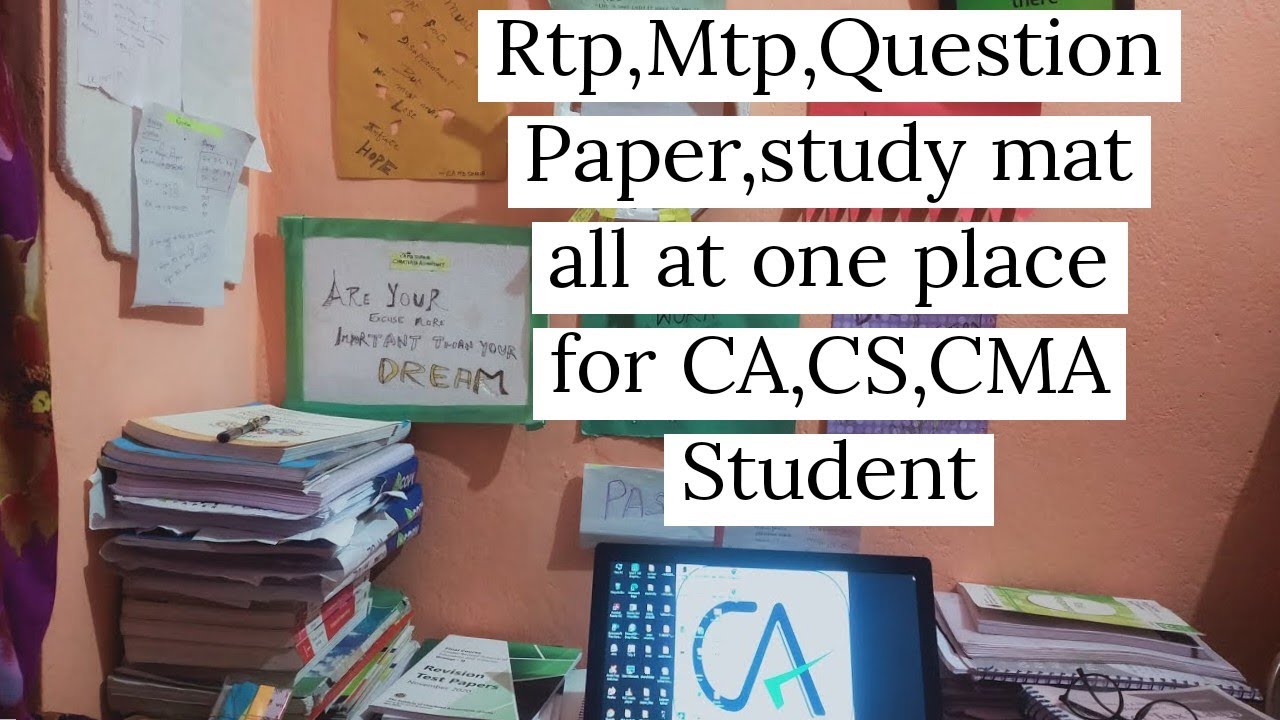 All Past Question papers, RTP, MTP at one Place For CA/CS/CMA Students ...