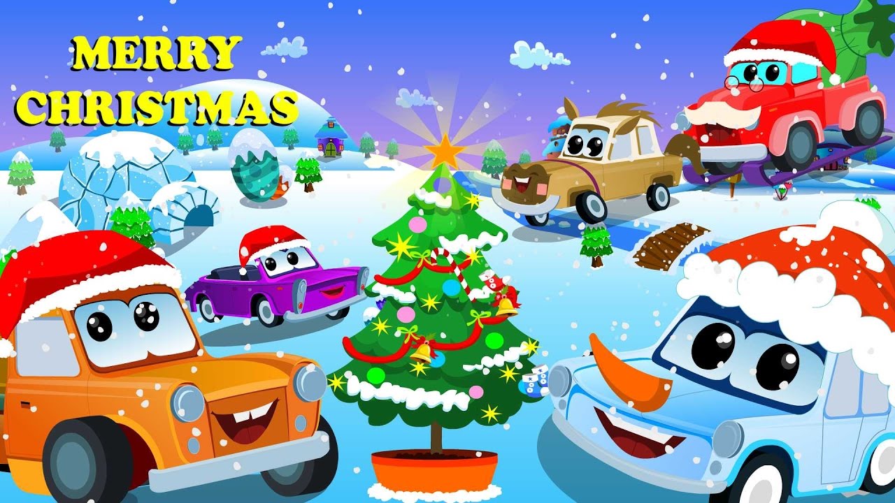 Zeek and Friends | We Wish You Merry Christmas | Car Rhymes - YouTube