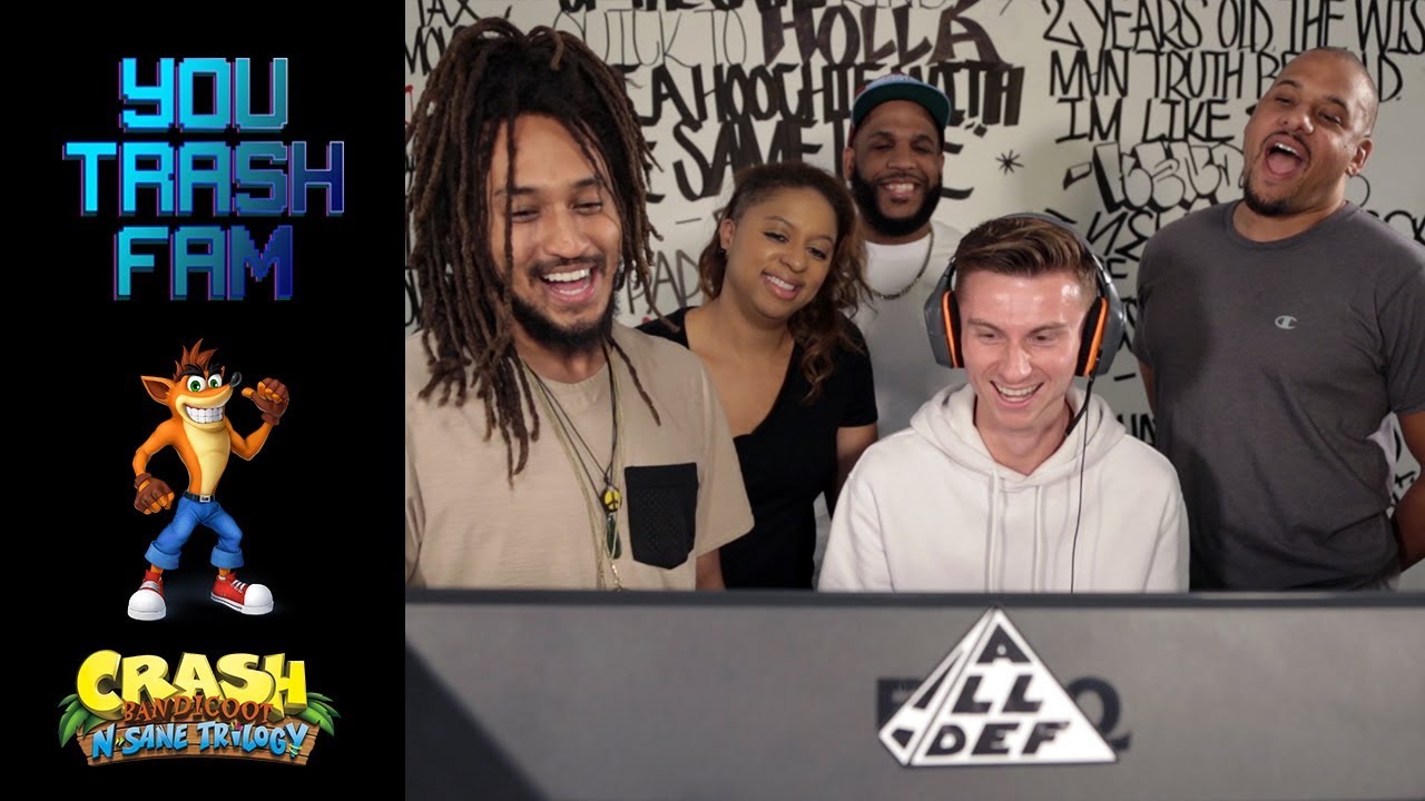 The SquADD Plays Crash Bandicoot N. Sane Trilogy | You Trash Fam | All ...
