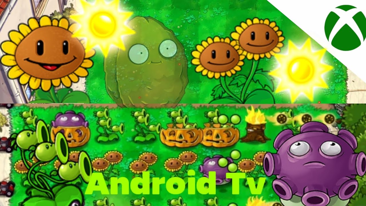 Pvz Android Tv (Android Tv) Arte De Nueces-Dia Soleado-Desenterrado ...