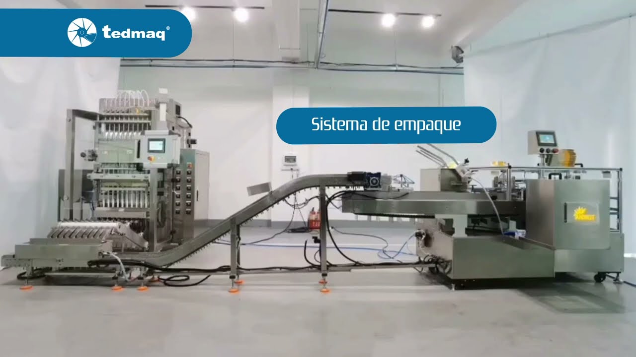 Tedmaq Sistema de empaque Sachet Multilineal y estuchadora - YouTube