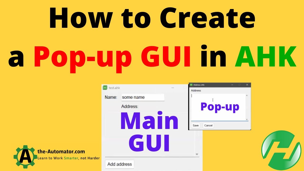 How to create a Pop up Window - YouTube