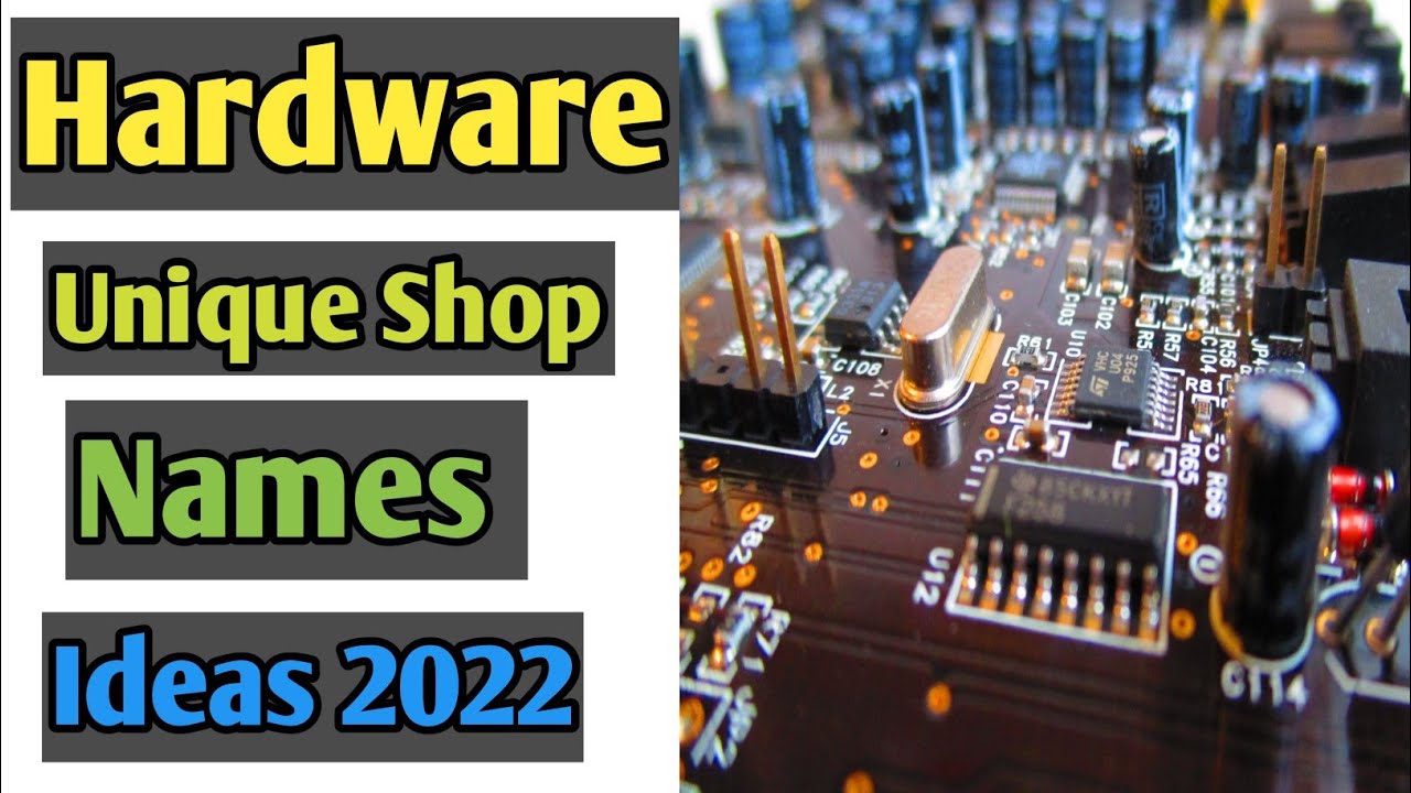 Hardware shop name ideas | Hardware shop name list | unique hardware ...