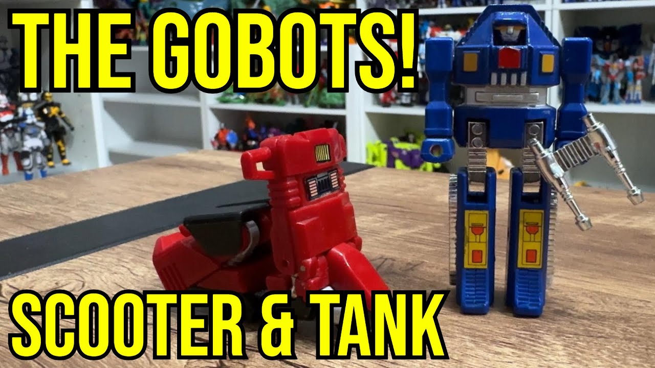 Scooter and Tank GoBots from Tonka 1983 - Vintage Action Figure ...