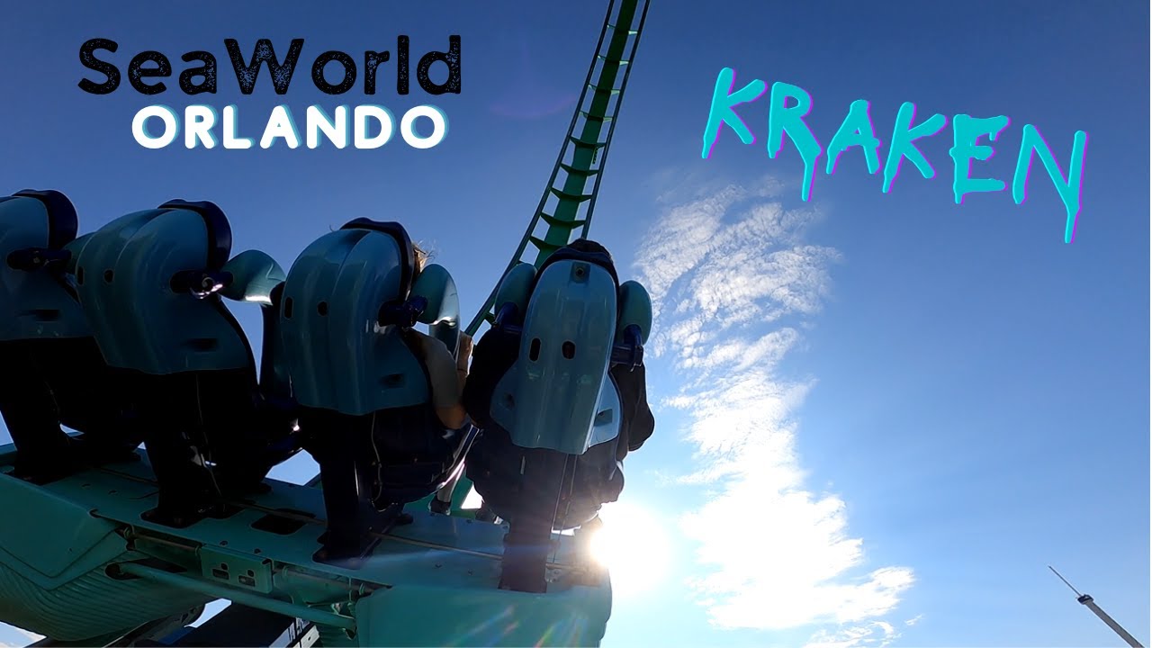 Kraken Roller Coaster SeaWorld Orlando - POV - YouTube