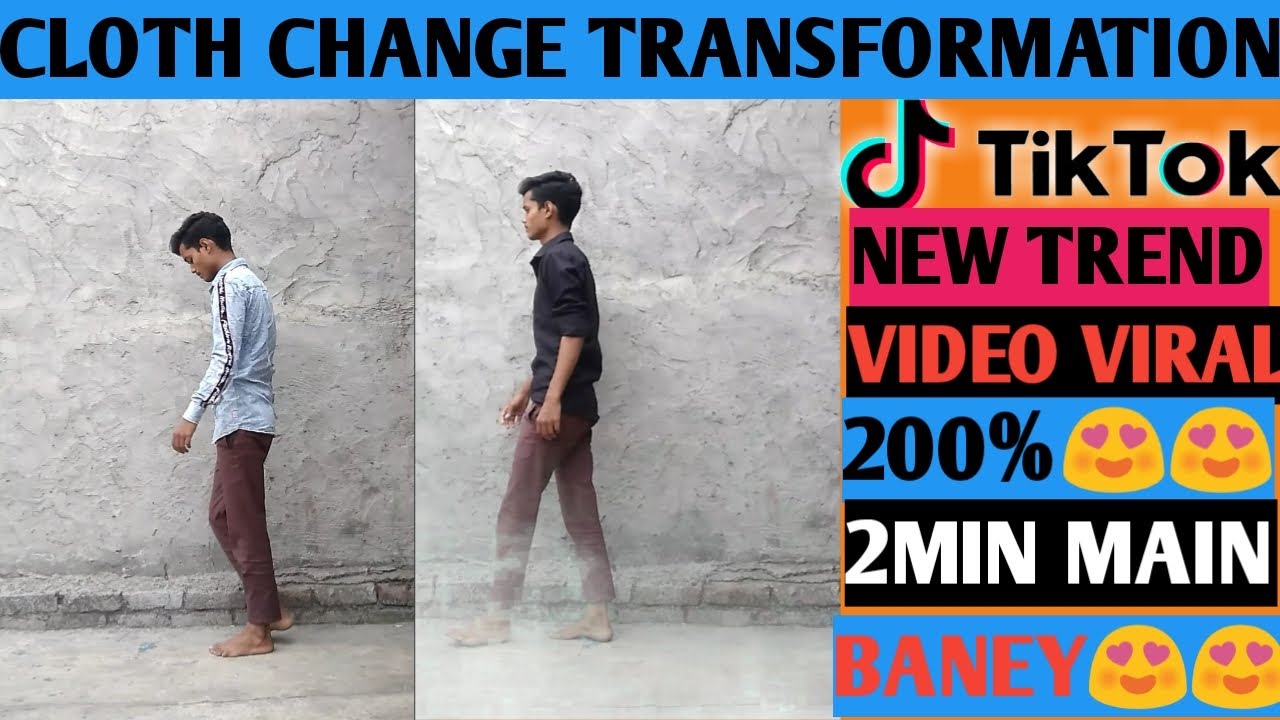 CLOTH CHANGE TRANSFORMATION / TIK TOK NEW TRENDING VFX VIDEO / BY ASR ...