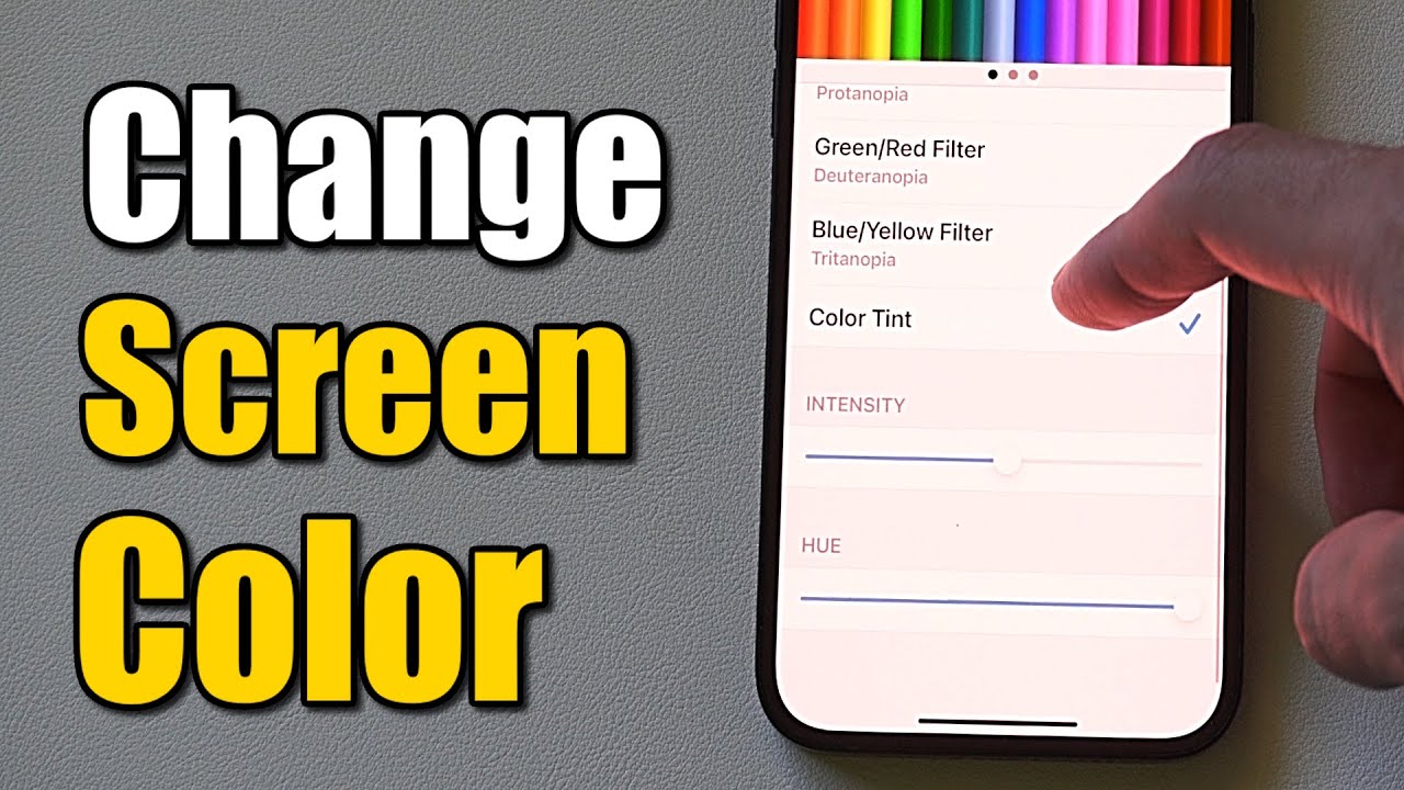 How to Change Color of iPhone Screen & Add Color Filter (Easy Method ...