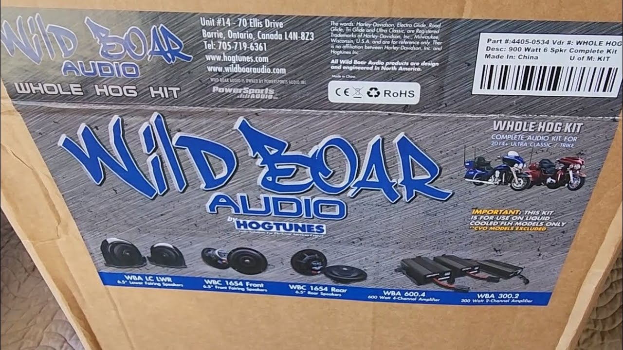 Part 1 OF 5( WBA) Wild Boar Audio Whole Hog System. - YouTube
