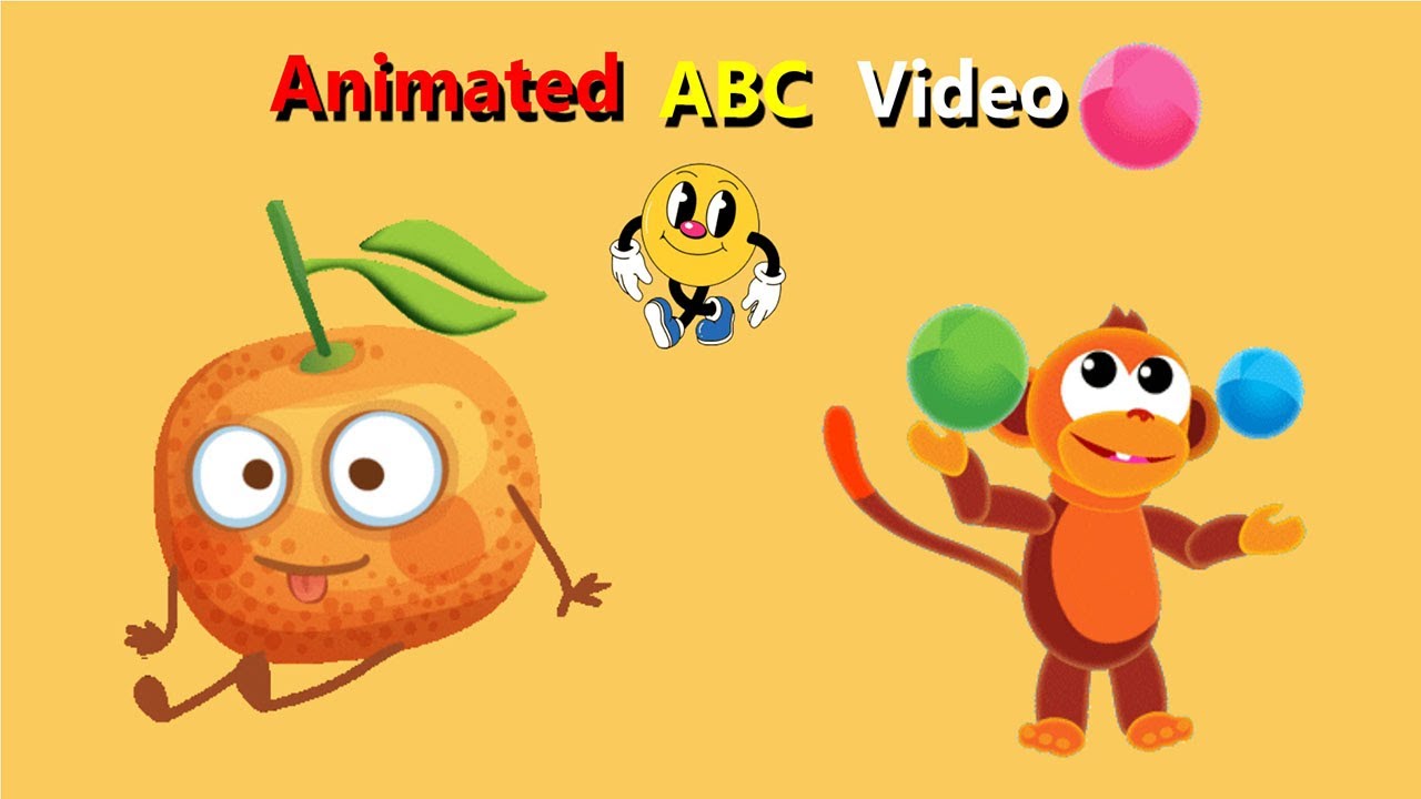 animated abc video for toddlers preschool and kids by kiddies fun - YouTube