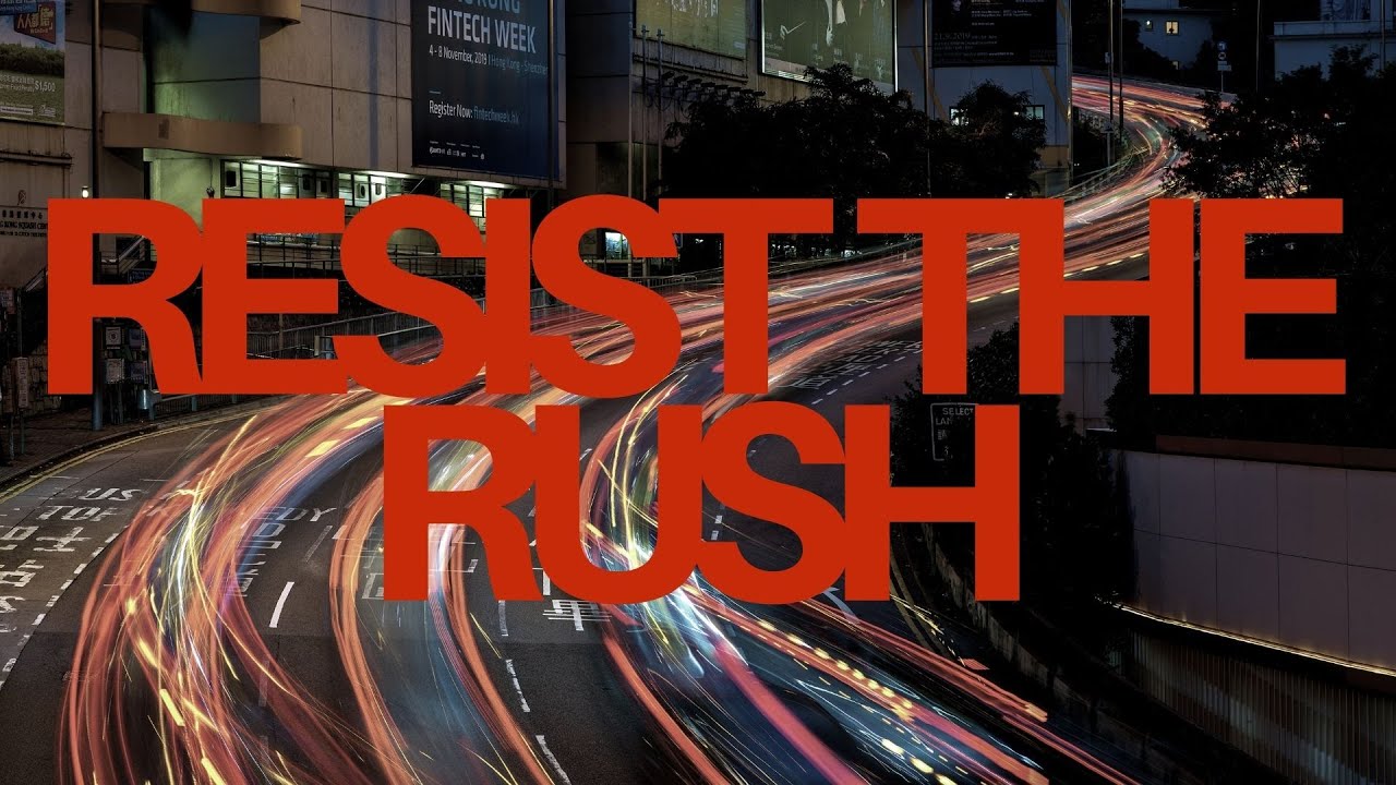 Resist the Rush - Fasting to Reset - YouTube
