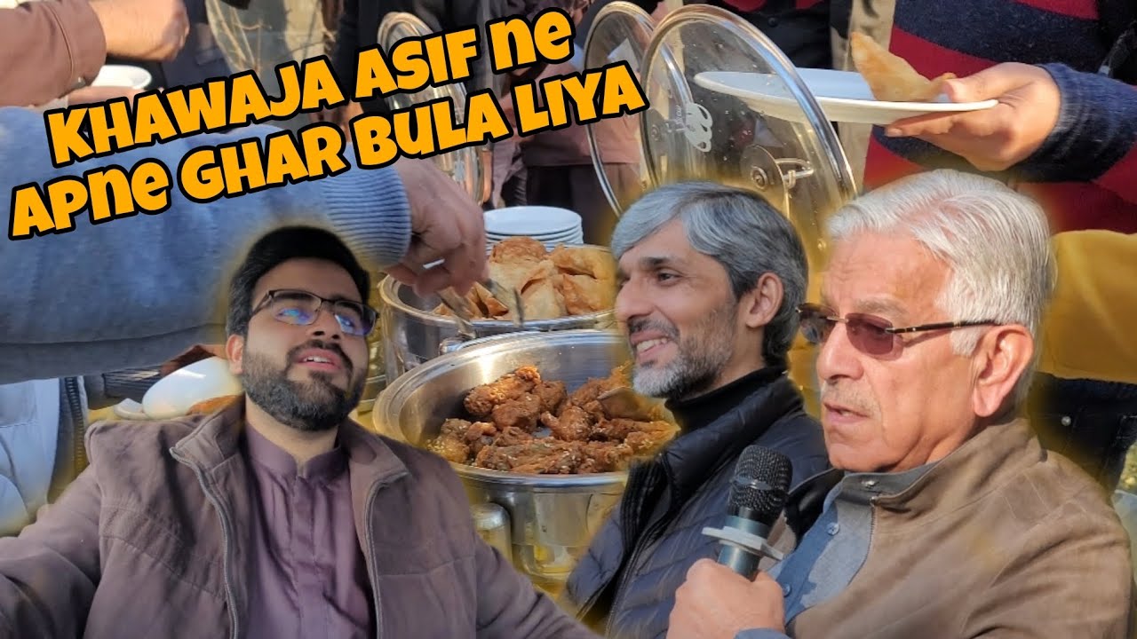 Aj Khawaja Asif ne Apne Ghar Hi-Tea per bula liya | Invitation from a ...