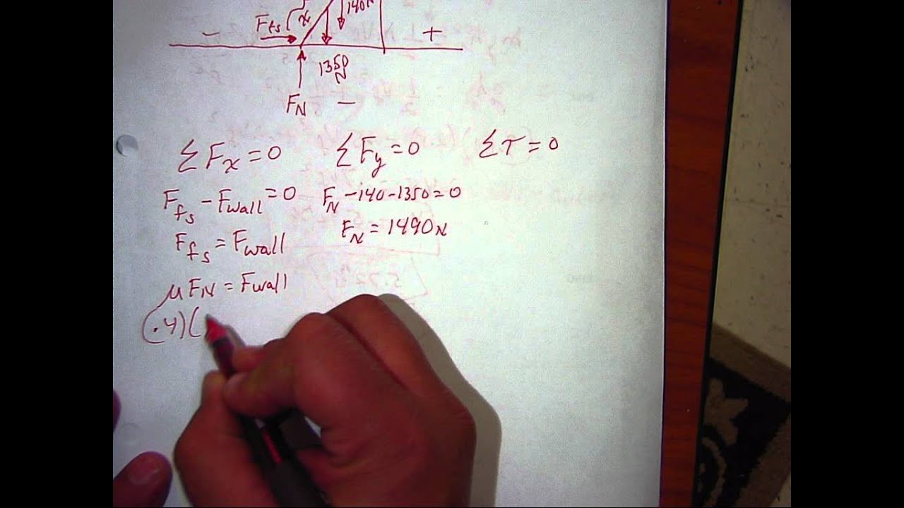 Torque Problem-Ladder.wmv - YouTube