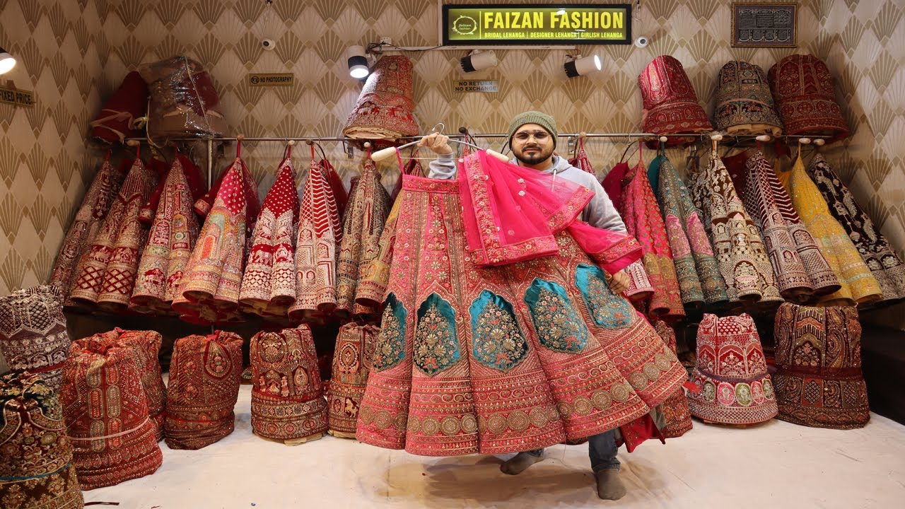 Designer Ball lehenga | Faizan Fashion in Chandni Chowk Bridal lehenga ...