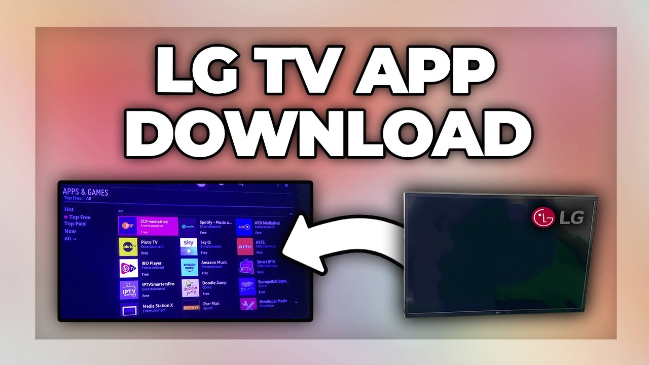 LG TV download apps - install Tutorial - YouTube