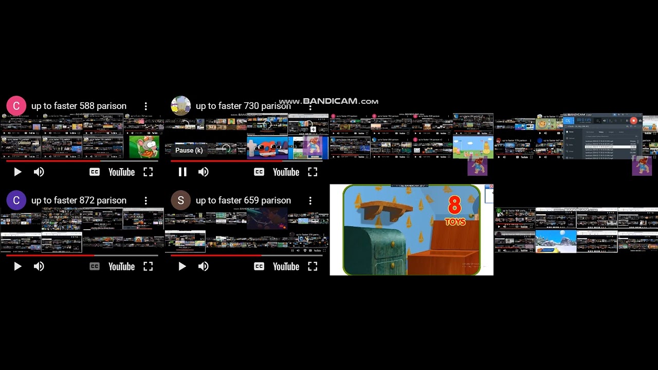 up to faster 596 parison - YouTube