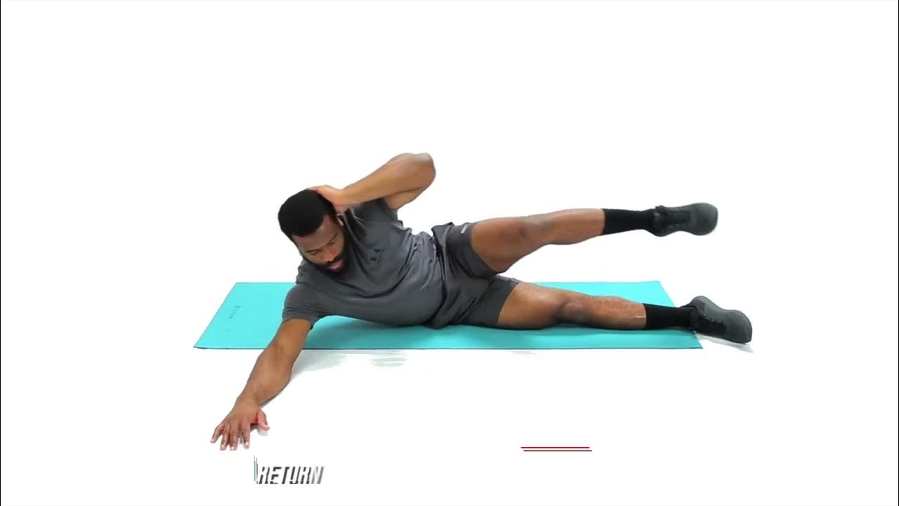 How To Do Side Lying Oblique Crunch | Exercise Demo - YouTube