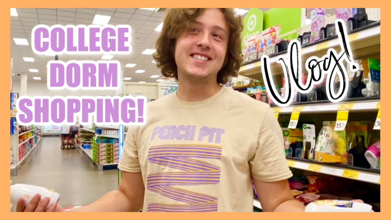 COLLEGE SHOPPING! BUYING SOME ESSENTIALS FOR COLLEGE DORM LIFE! Target ...