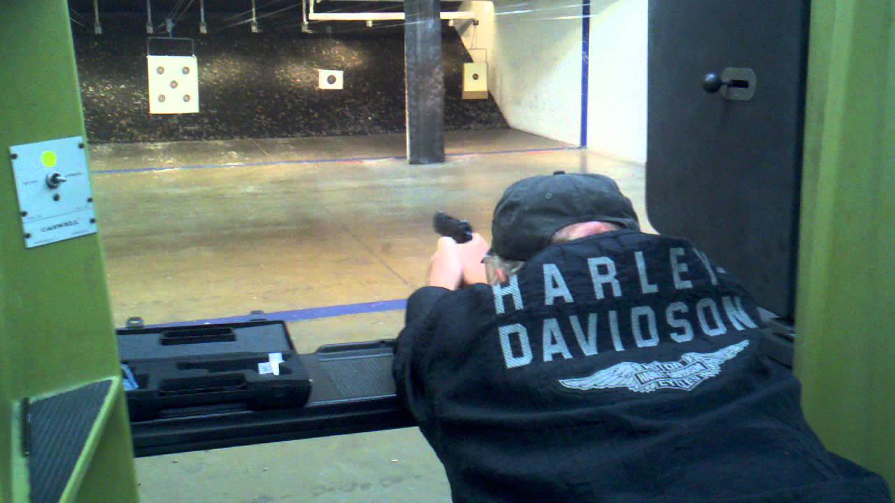 ron shooting britts new gun! - YouTube