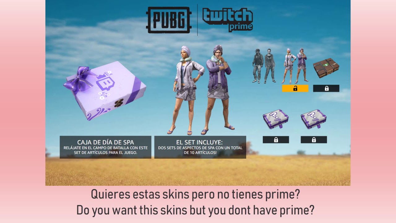 Twitch Prime PUBG Sets - YouTube