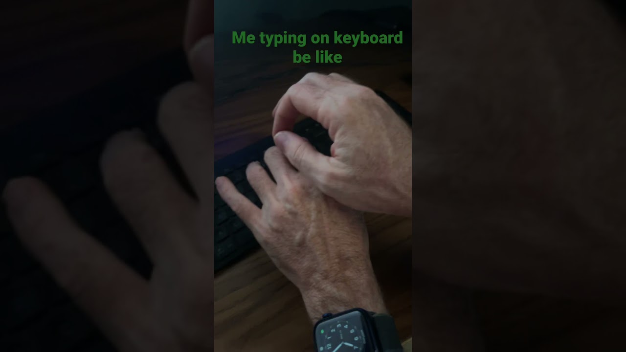 Dad typing on the keyboard be like - YouTube