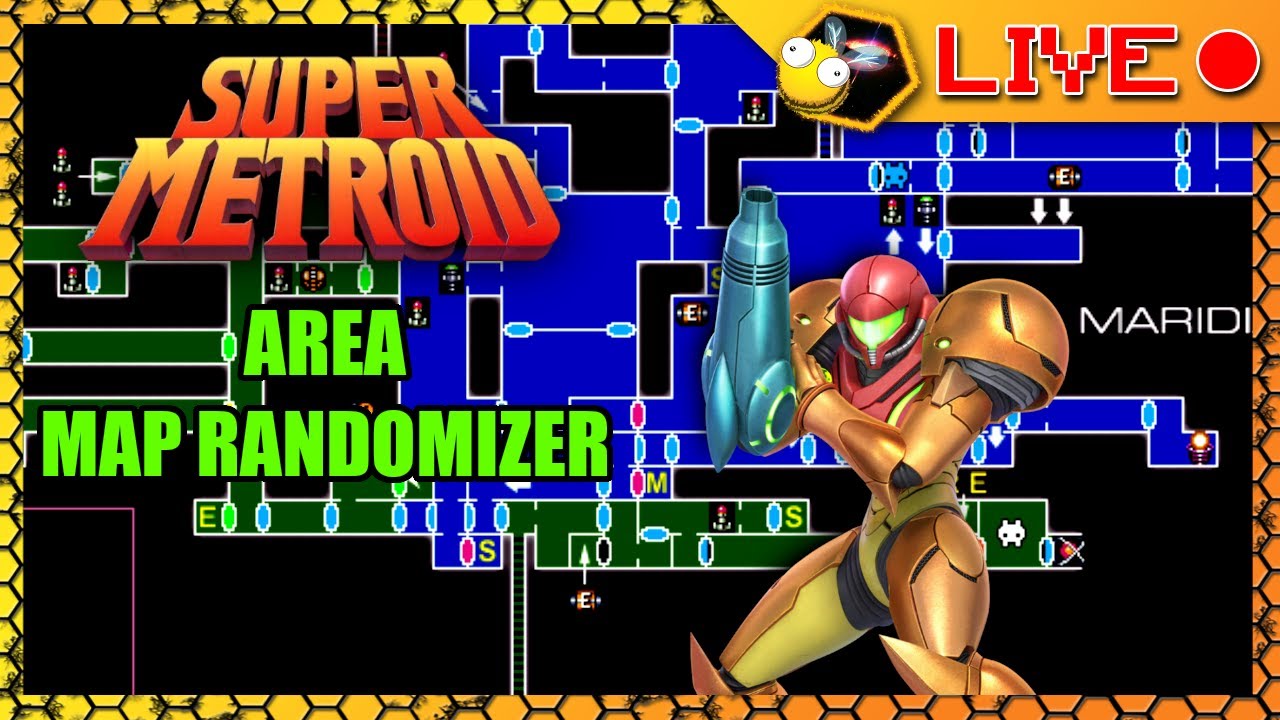 First Area Map Randomizer // Super Metroid[Livestream} - YouTube
