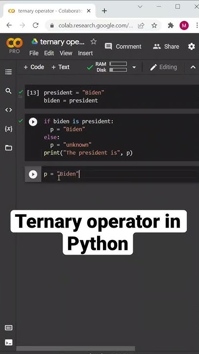 if/else variable assignment in 1 line - YouTube