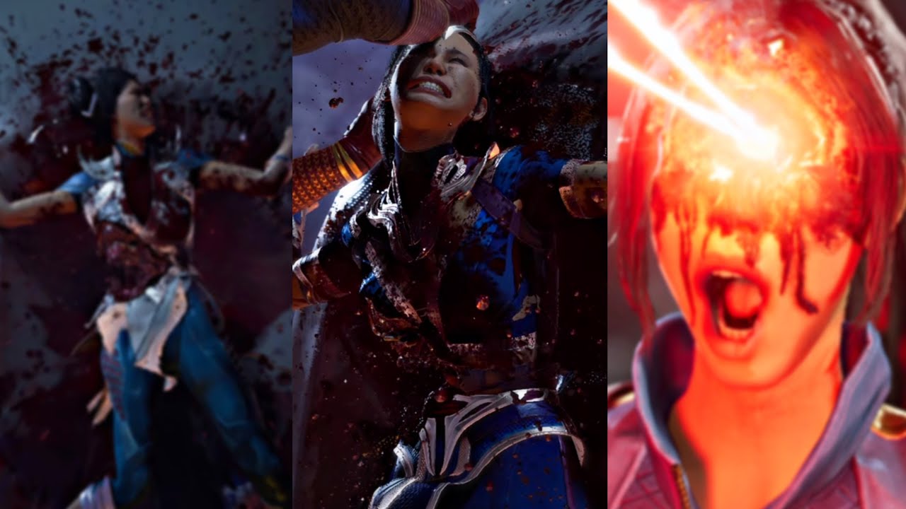 HomeLanders fatalities on Kitana (All outfits/palettes) - YouTube