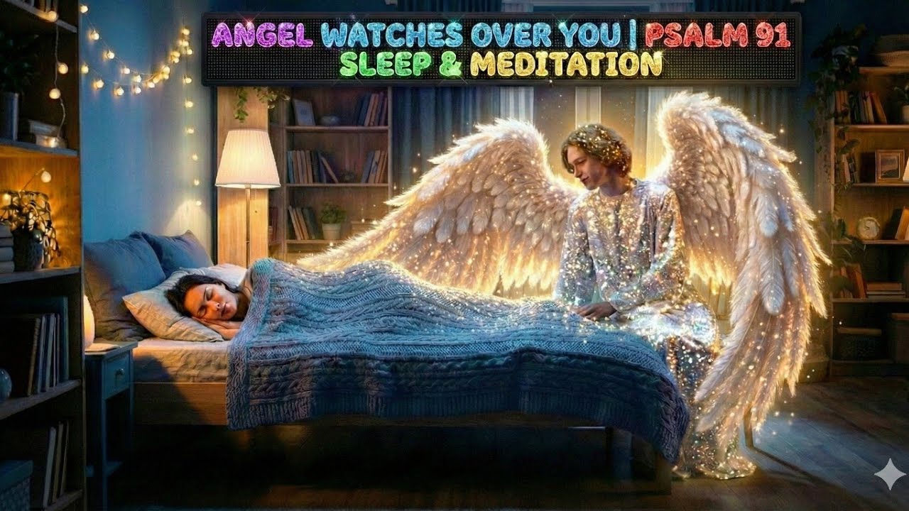 Angel watches over you | Psalm 91 Sleep & Meditation #Psalm91 # ...