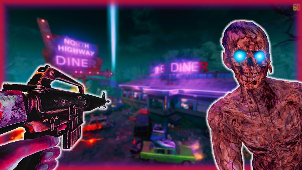 DINER REMASTERD! BLACK OPS 3 "CUSTOM ZOMBIE MAPS" SURVIVING ON THIS ...