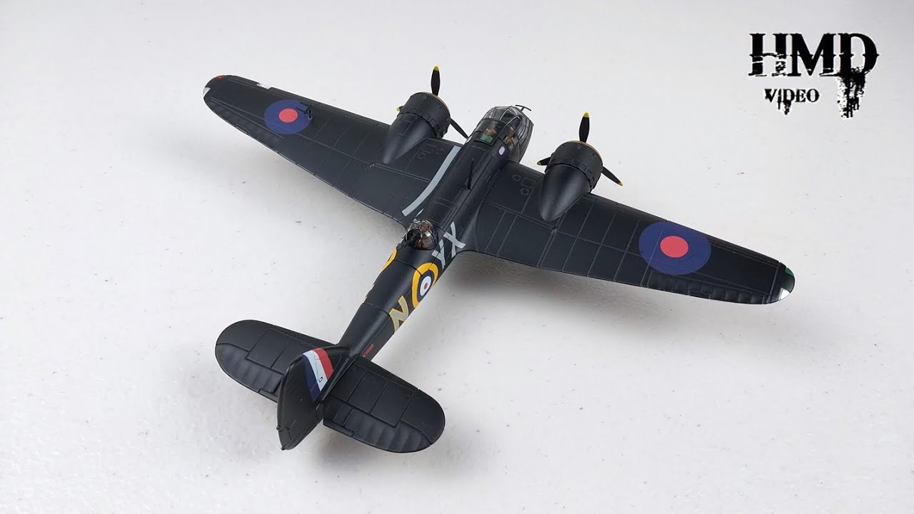 Bristol Blenheim Mk IF, RAF No.54 OTU, WW2 Night Fighter, Corgi ...