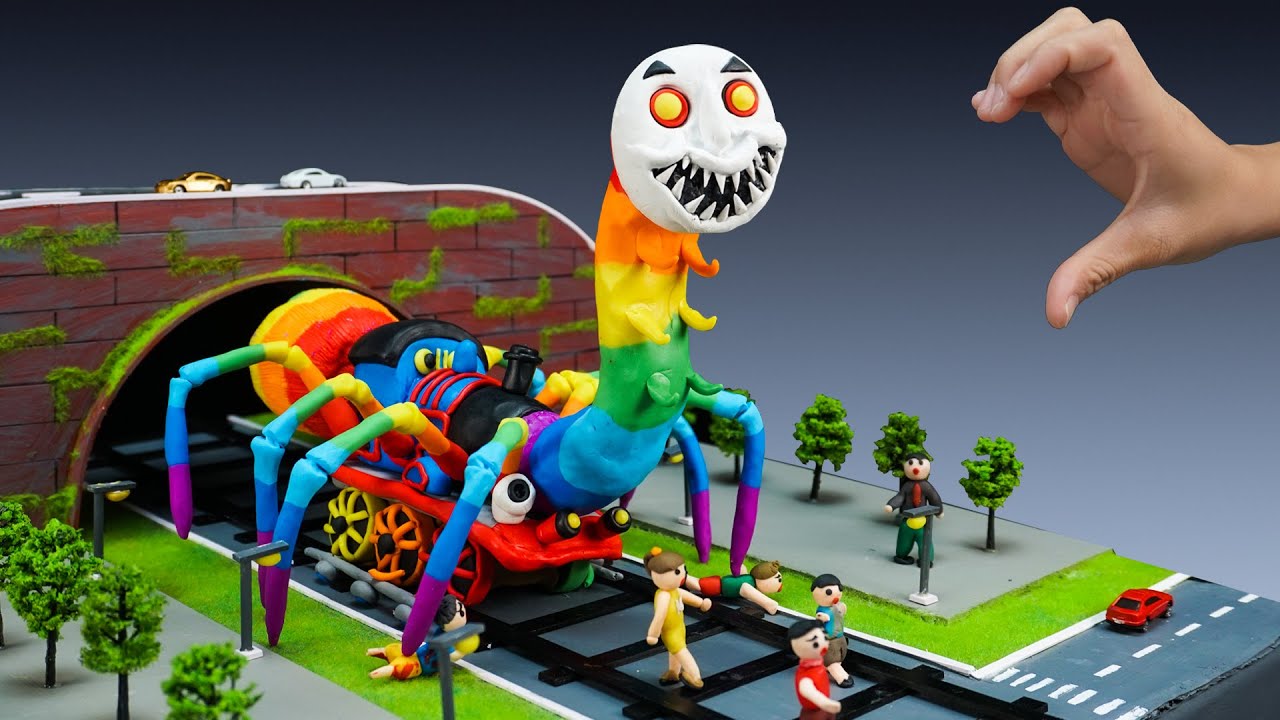 Making THOMAS.EXE SPIDER RAINBOW | Leovincible &Trevor Henderson ...