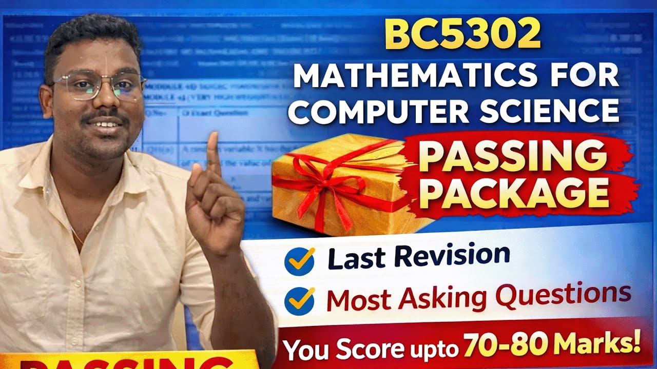 Passing Package +High Score |BCS302 Mathematics for Computer Science ...