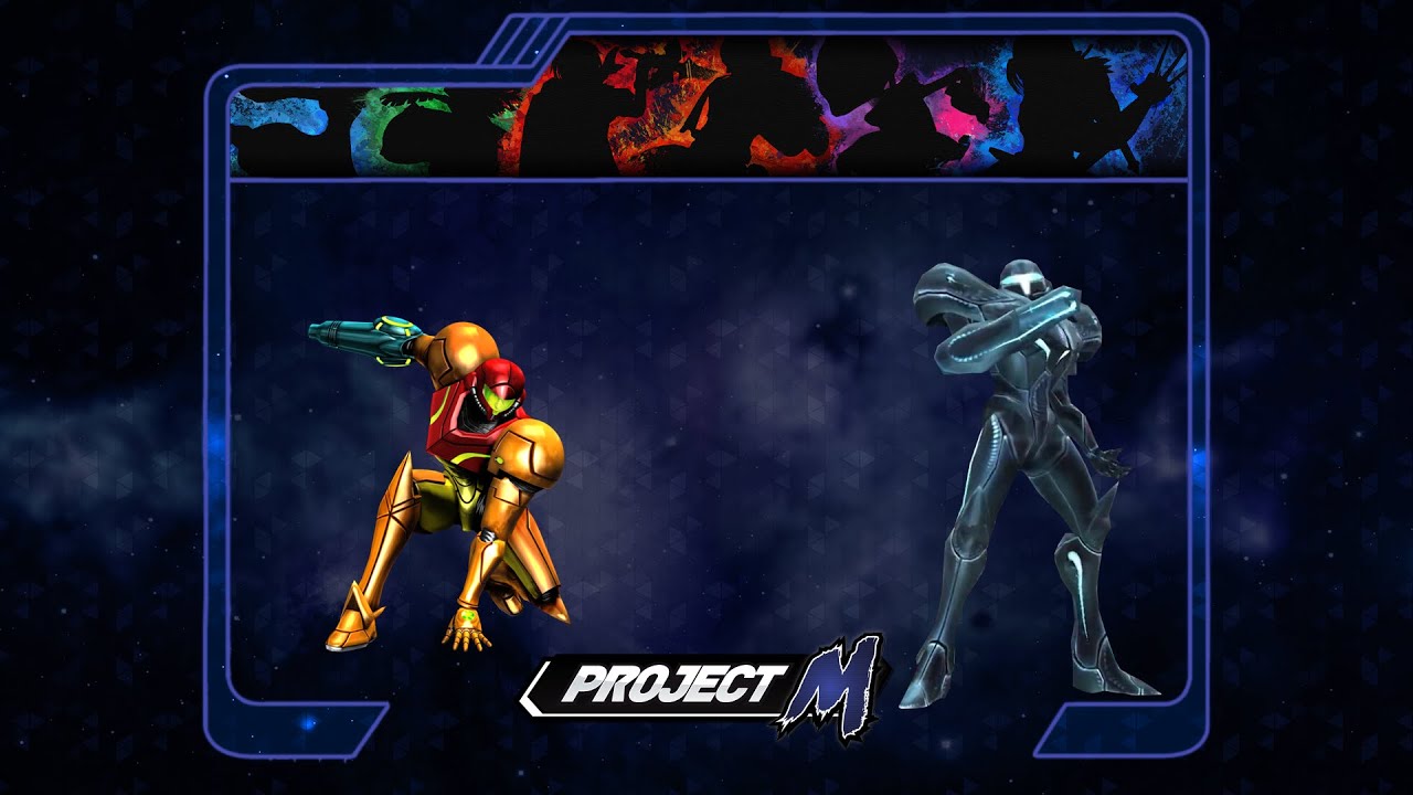 Samus vs Dark Samus Project M Mods - YouTube