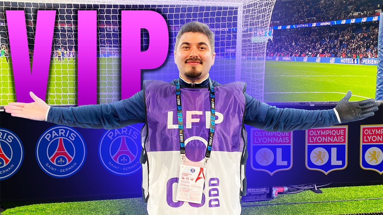 FUI PARA O LUGAR MAIS VIP NO ESTÁDIO DO PSG!! - YouTube