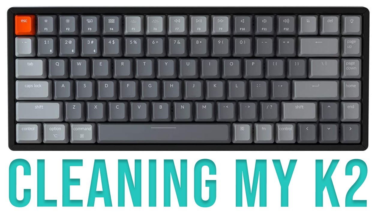 Cleaning My Keychron K2 V2 Mechanical Keyboard (Timelapse) - YouTube