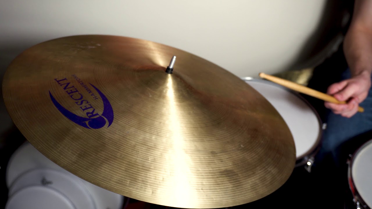 Crescent "Jeff Hamilton" Hammertone 20" Ride Cymbal | Mini-Demo/Sound ...