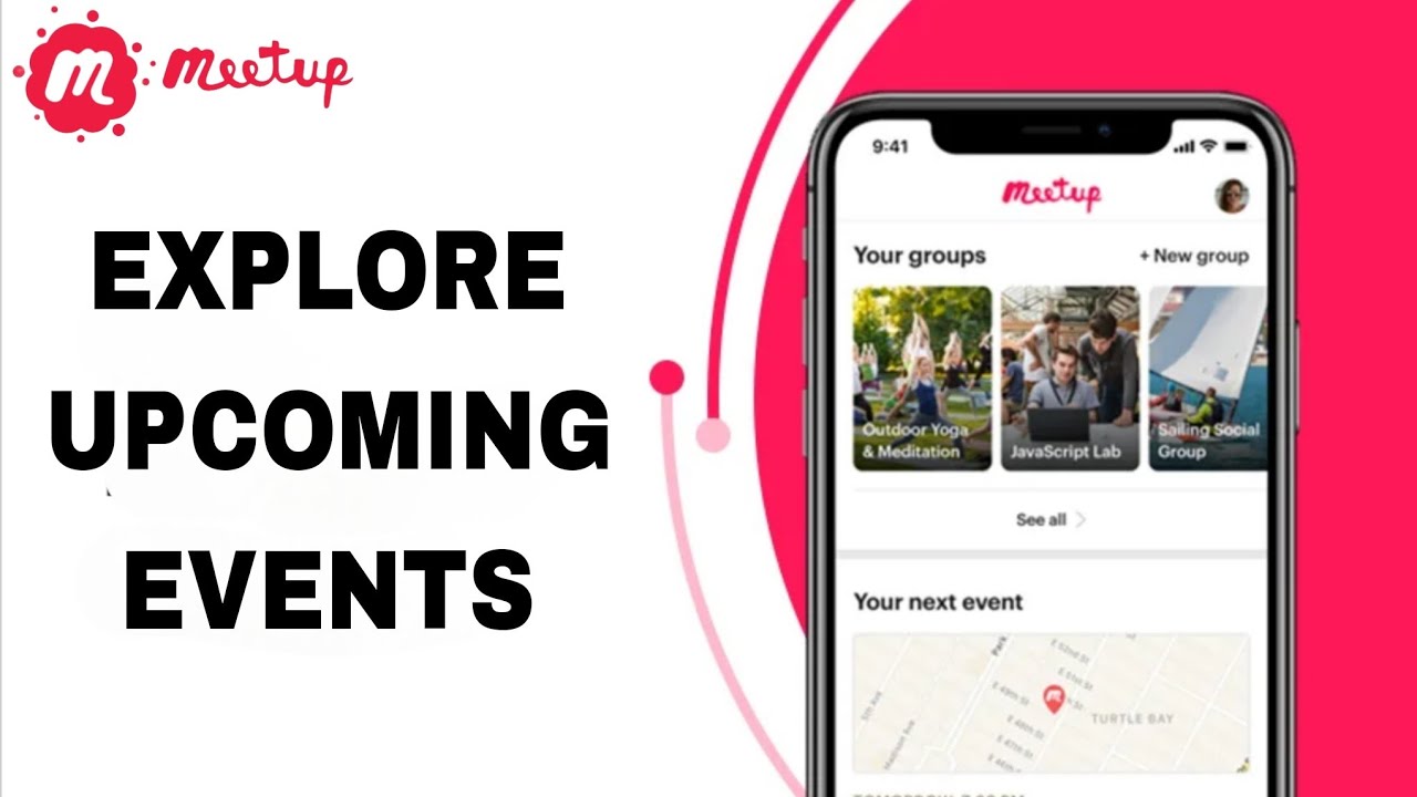 How To Explore Upcoming Events On Meetup App - YouTube