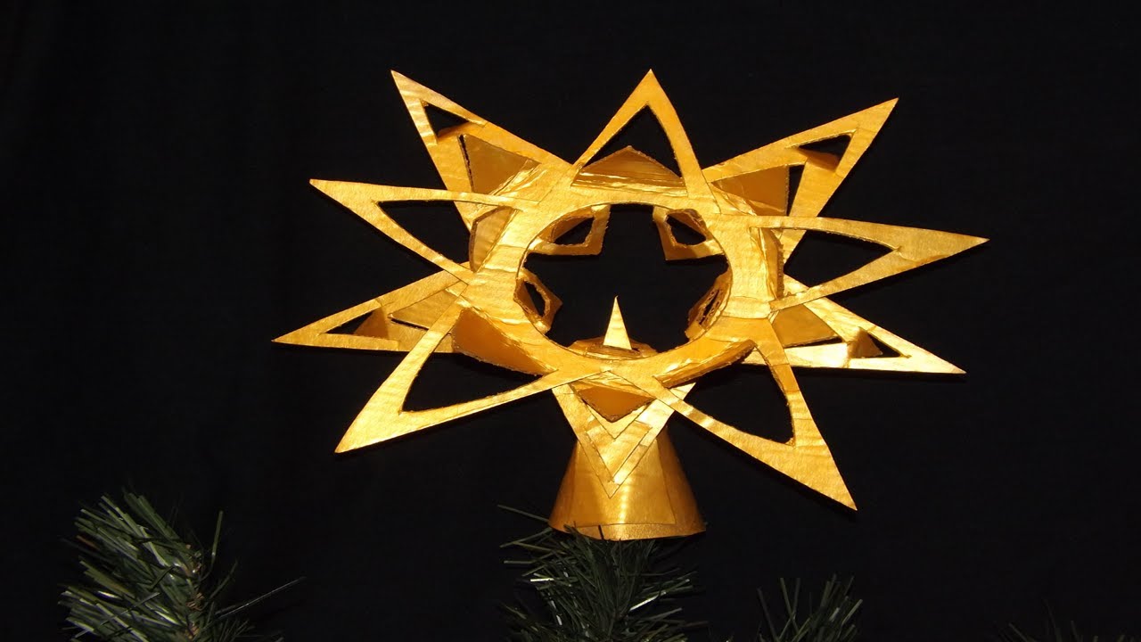 GOTHIC TREE TOPPER Amazing Christmas Ornaments Made Of Cardboard #44 ...