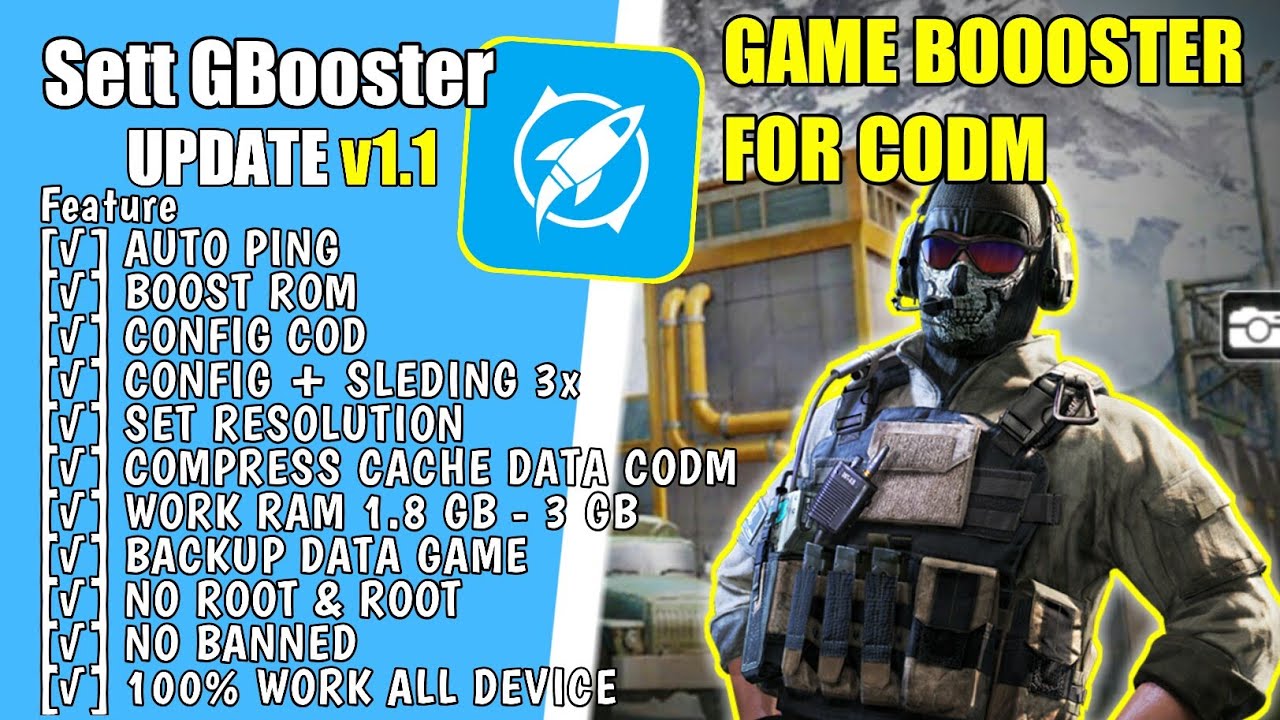GAME BOOSTER FOR COD MOBILE || FIX LAG COD MOBILE - YouTube